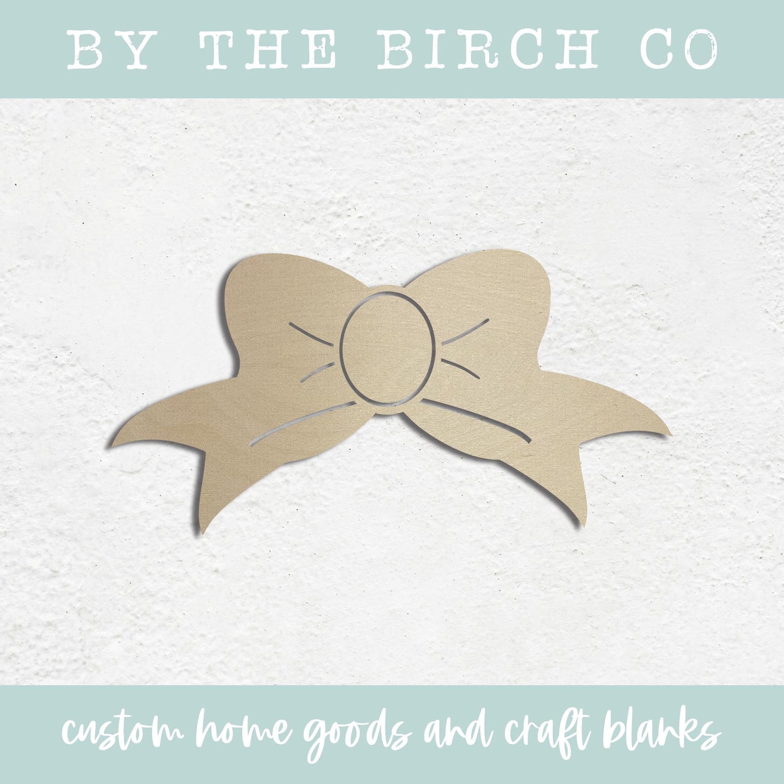 Bow Craft Blank, Laser Cut Unfinished Wood or MDF Cutout, Crafting ...
