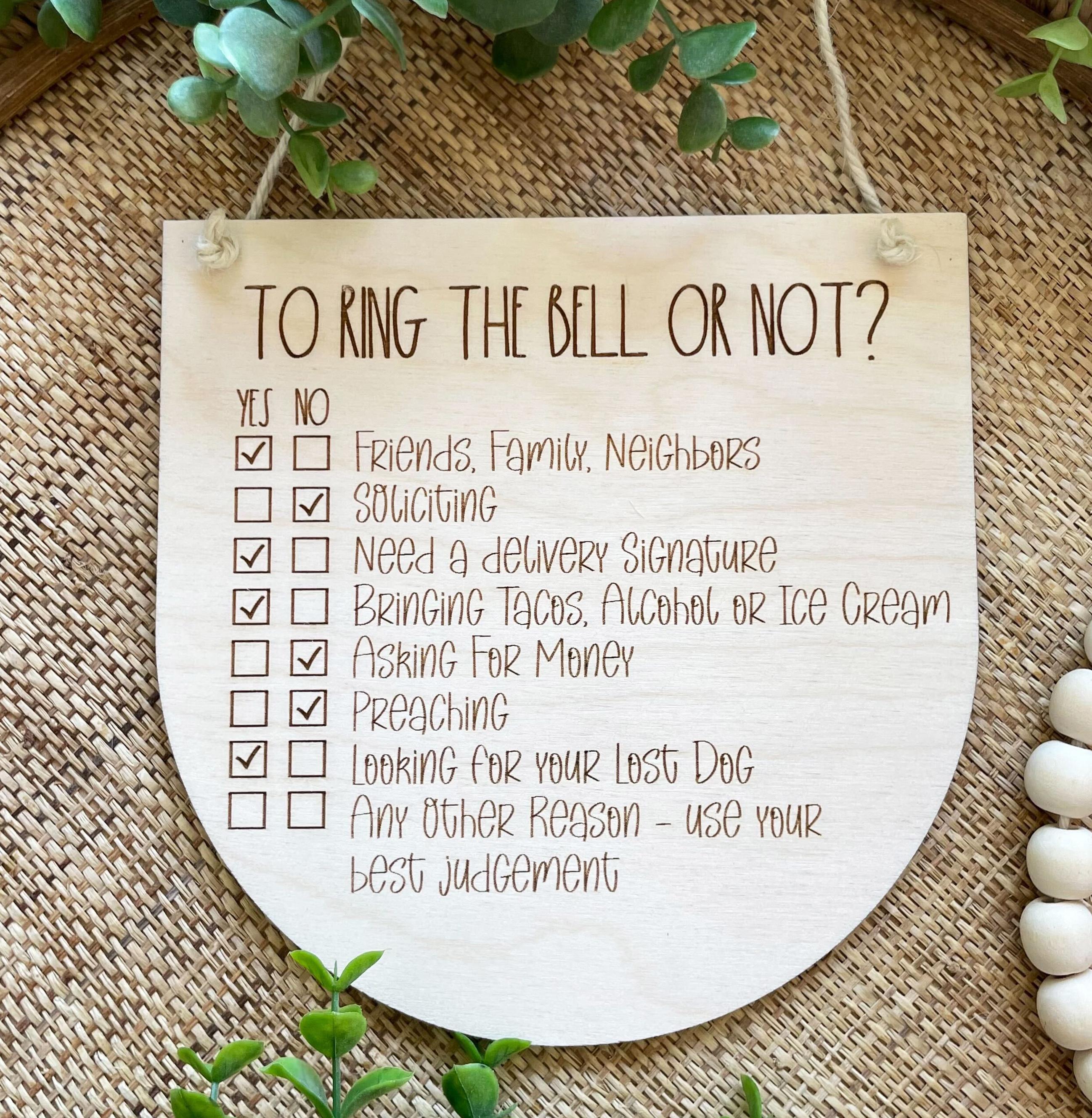 To Ring the Bell or Not Checklist Soliciting Sign, When is It Ok to ...