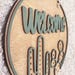 Cactus Welcome Sign: Engraved Wood Front Door Decor - Etsy