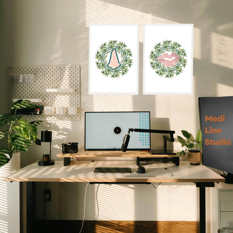 Facial Anatomy Bundle | Lip & Nose Medical Art - Etsy