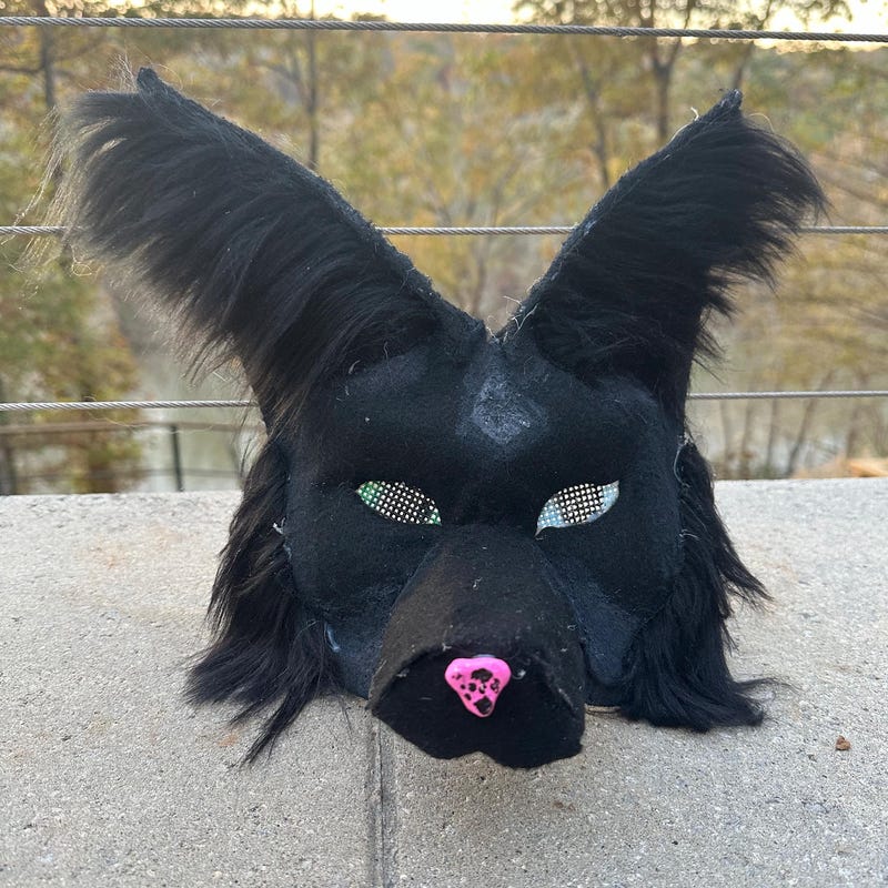 Silver Fox Therian Mask - Etsy