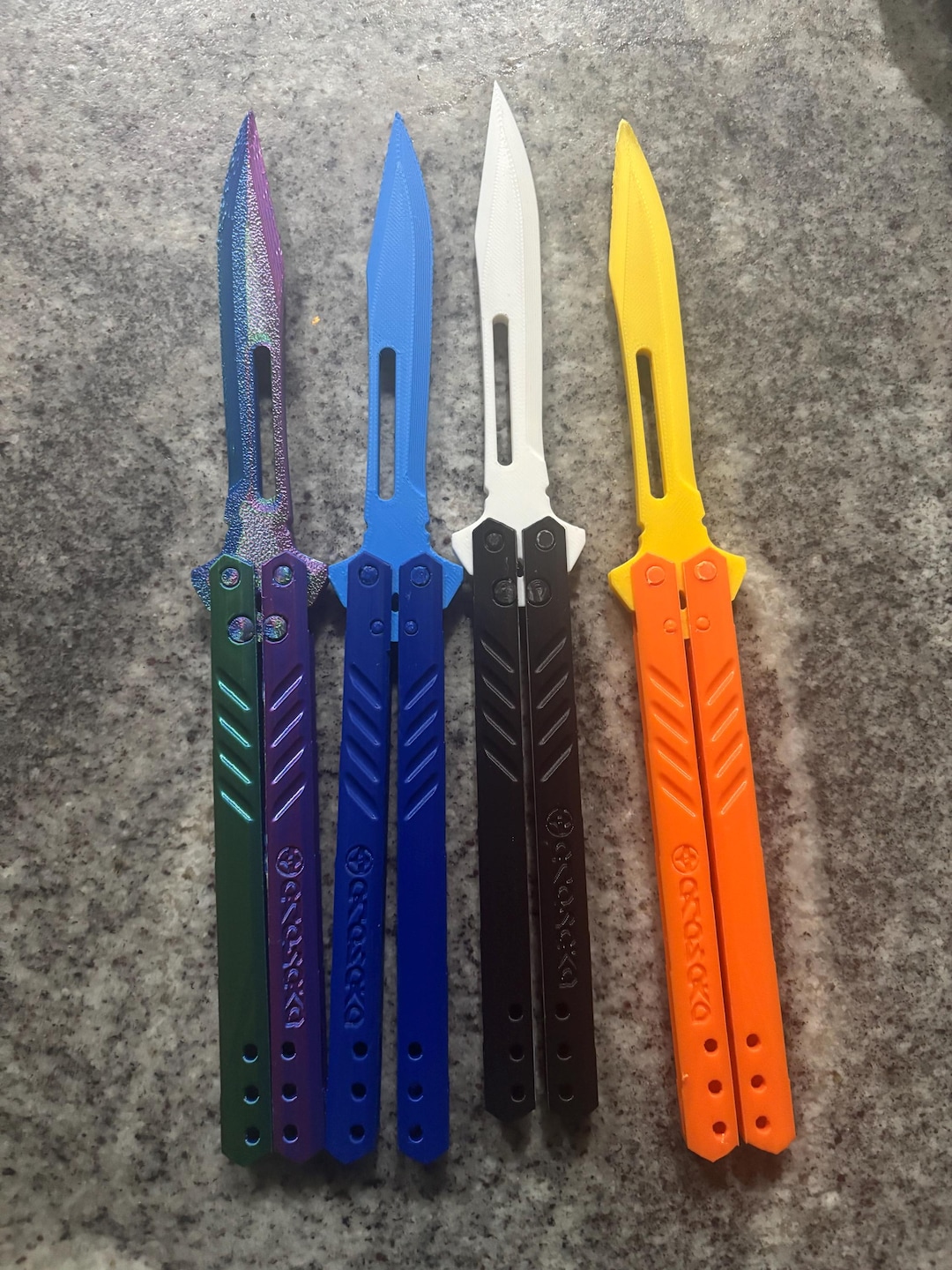 3d Printed Butterfly Knife - Etsy