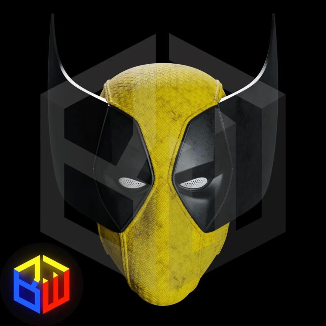 3d Printed Poolverine Mask for Cosplay or Display With Magnets - Etsy