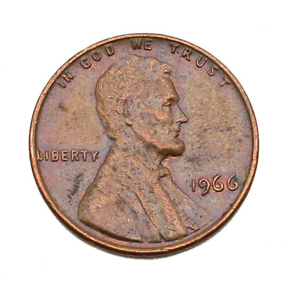 1966 Penny No Mint Mark - Etsy