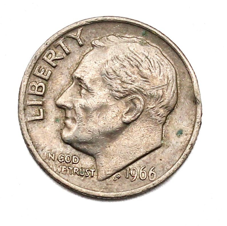 1966 Roosevelt Dime No Mint Mark Collectable US Coin - Etsy