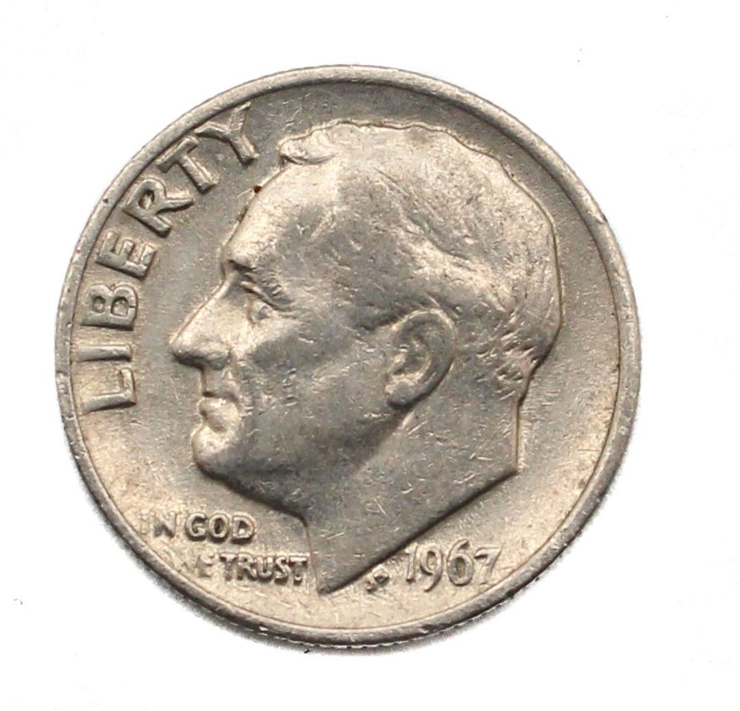 1967 Roosevelt Dime No Mint Mark Collectable US Coin - Etsy
