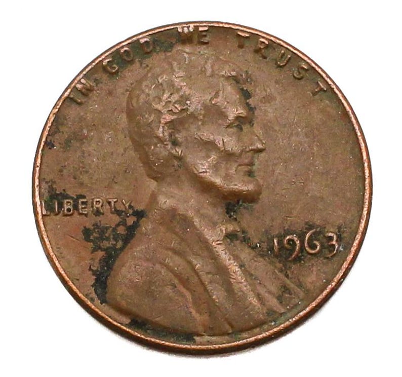 1963 Lincoln Memorial Penny 1 Cent No Mint Mark US Collectible Coin - Etsy