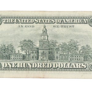 1974 100 One Hundred Dollar Bill Federal Reserve Note New York Currency ...
