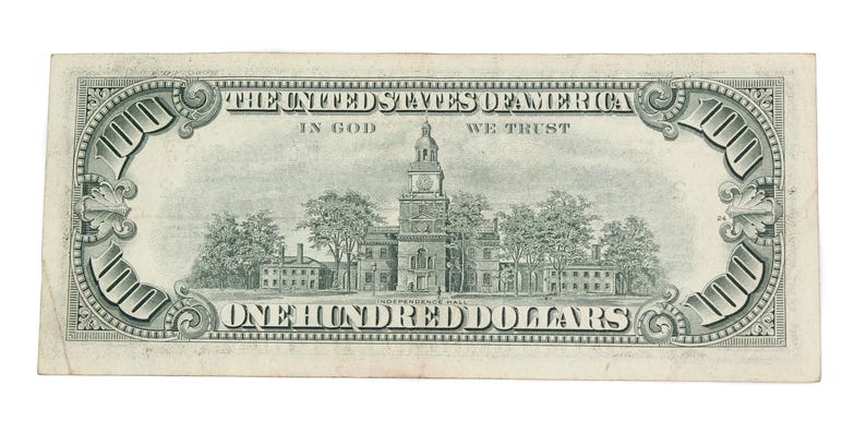 1974 100 One Hundred Dollar Bill Federal Reserve Note New York Currency ...