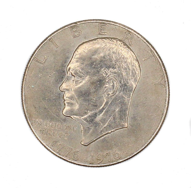 1776-1976 Eisenhower Liberty Bell Moon One Dollar US Collectable US ...