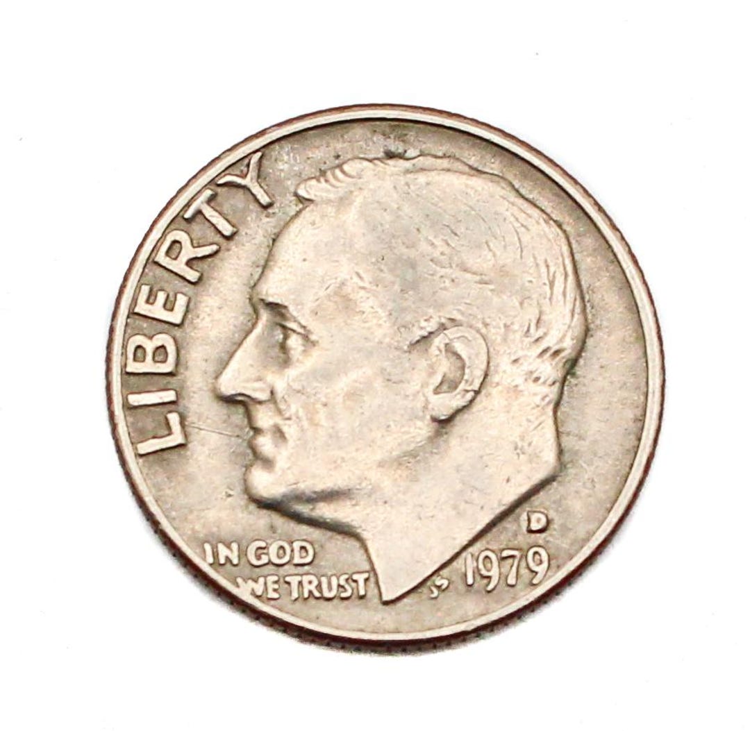 1979 D Roosevelt Dime "w" on Rim Collectable US Coin - Etsy
