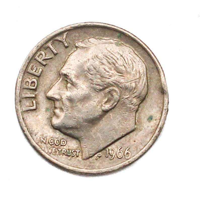 1966 Roosevelt Dime No Mint Mark Collectable US Coin - Etsy
