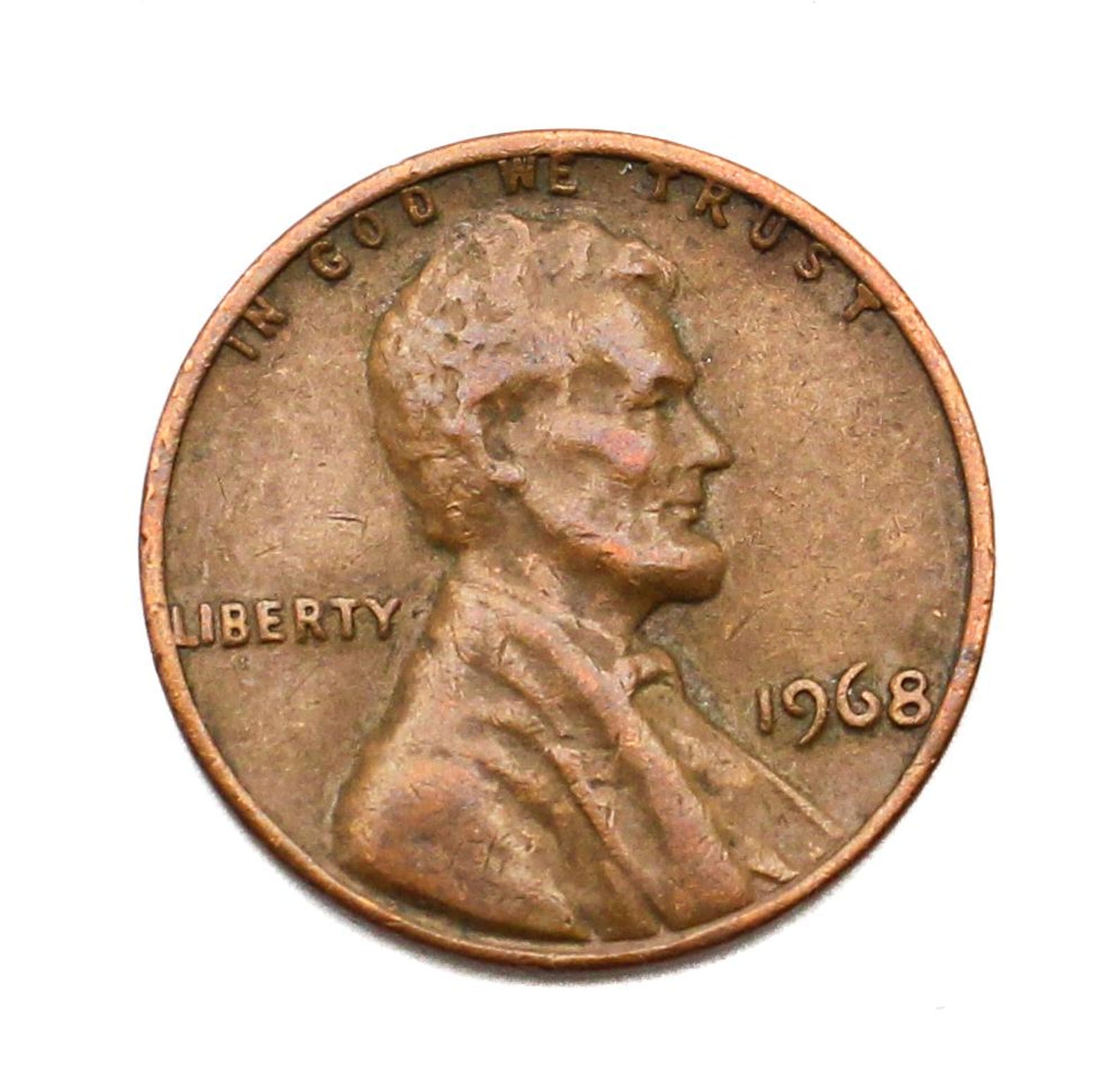 1968 Lincoln Memorial Penny 1 Cent No Mint Mark US Collectible Coin - Etsy