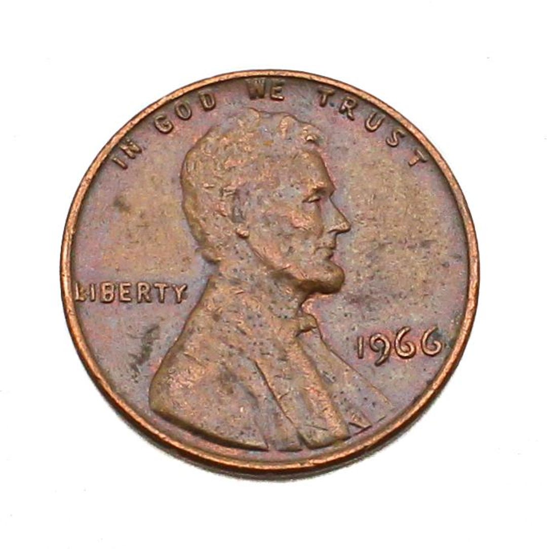 1966 Lincoln Memorial Penny 1 Cent No Mint Mark Collectable US Coin - Etsy