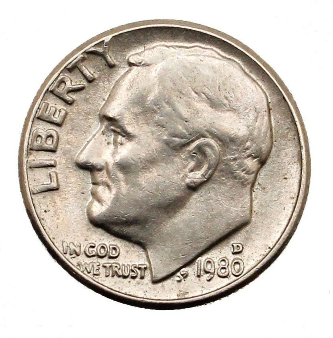 1980 D Roosevelt Dime Collectable US Coin - Etsy