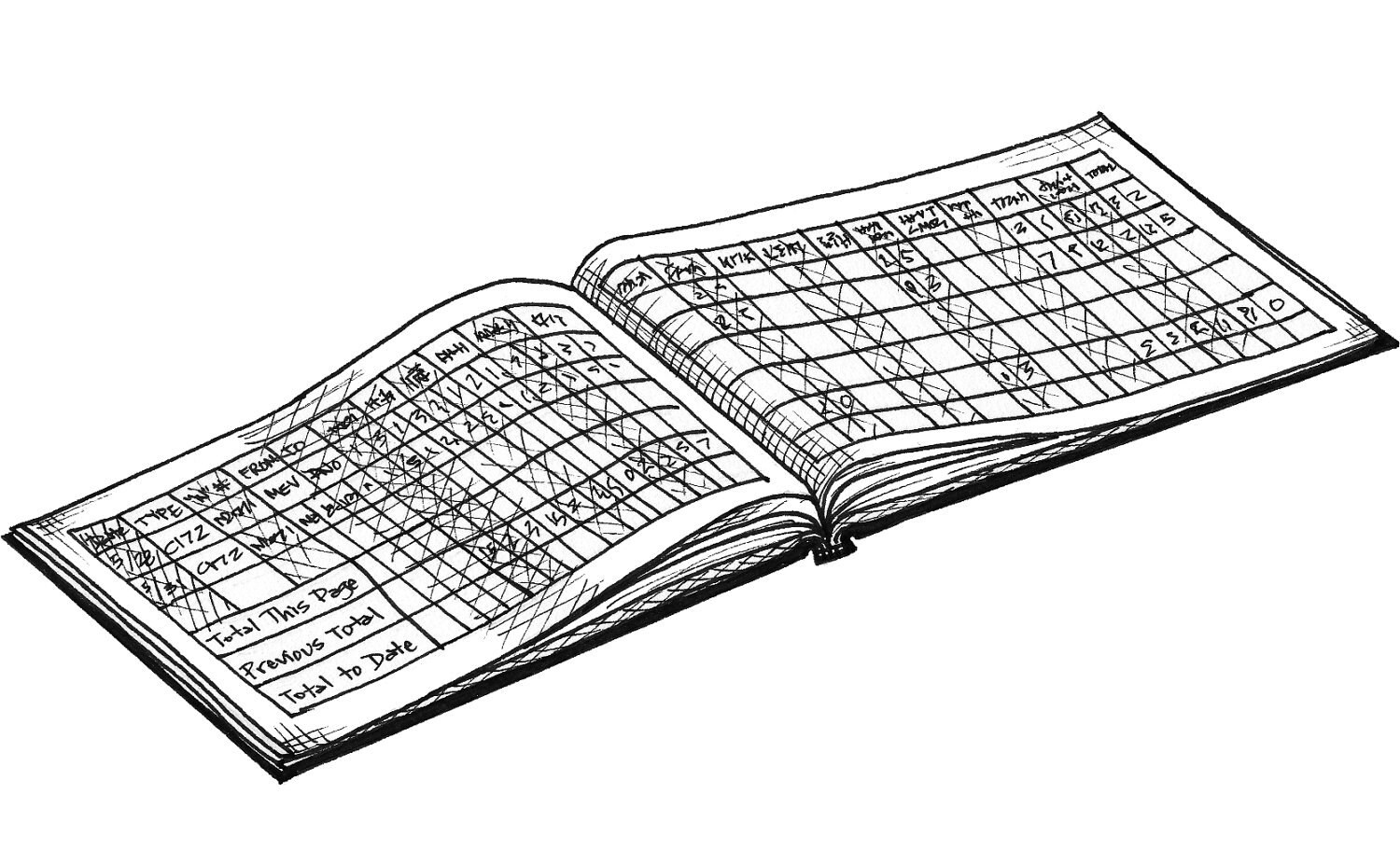 Pilot's Logbook Flight Aviation Drawing Print - Etsy