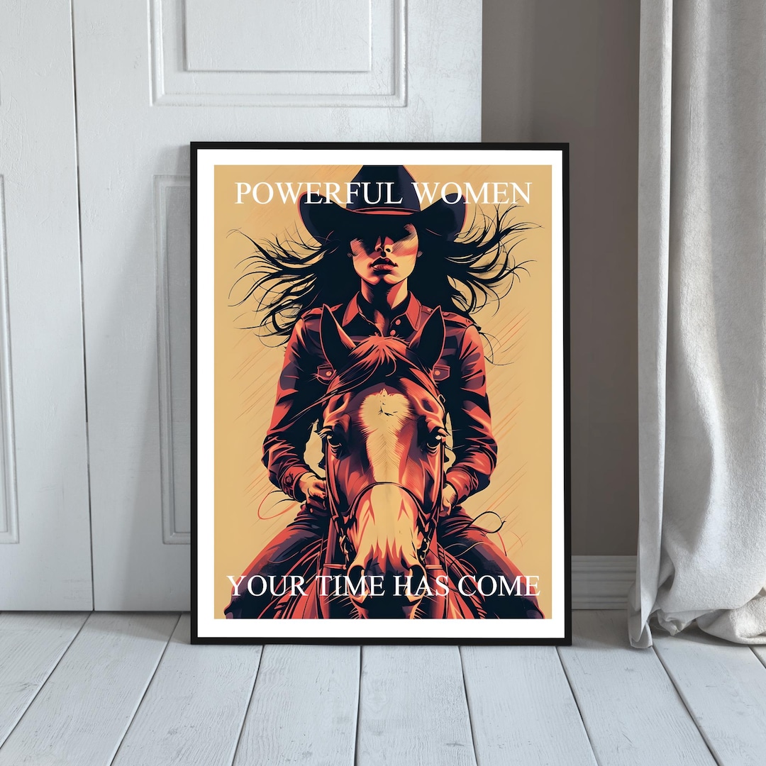 Empowering Women Print, Motivational Wall Art, Inspirational Quote ...