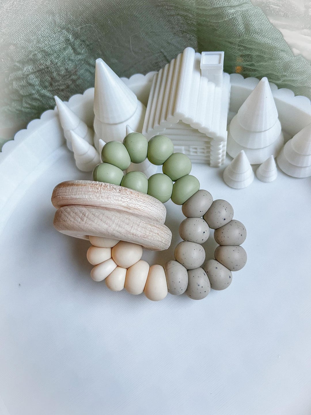 Customizable Heart Rattle Sensory Toys Baby Rattle Gift Set - Etsy