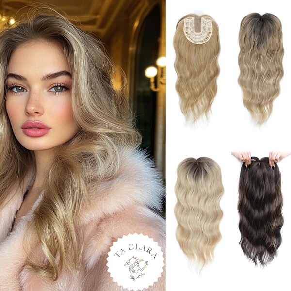 Wavy Hair Topper - Etsy