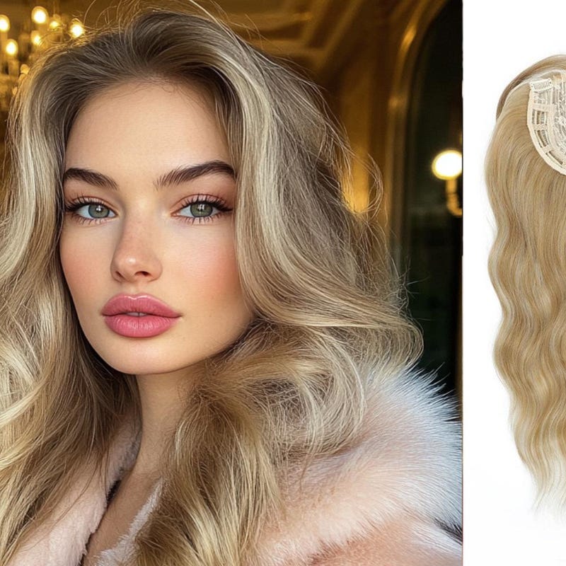 Wavy Hair Topper - Etsy