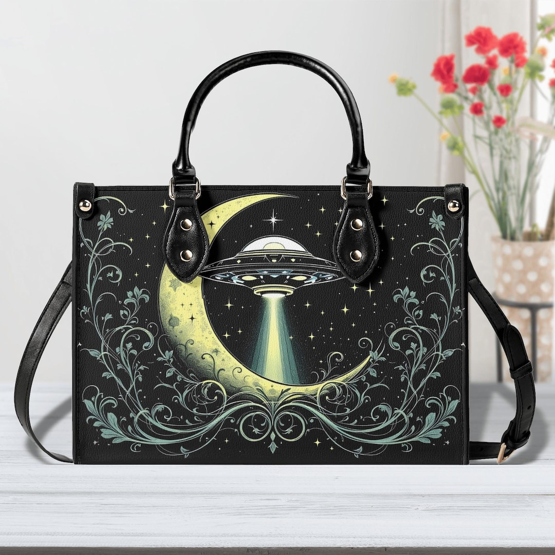 Alien Obsessed Bag for Sci-fi Lovers Cute Purse Crossbody Unique Purse ...