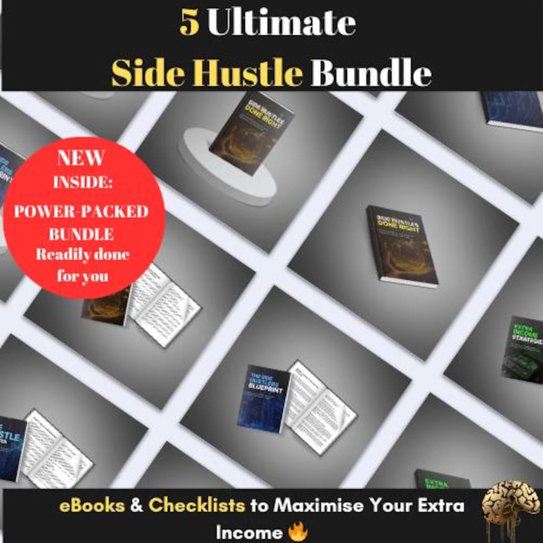 Ultimate Side Hustle Bundle Extra Income Strategies Etsy Profits
