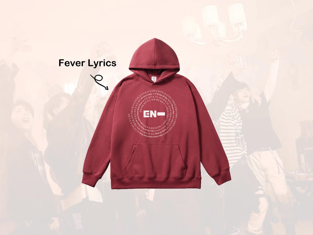 Enhypen Hoodie | Fever Enhypen | Enhypen Merch | Enhypen Gift for Her ...