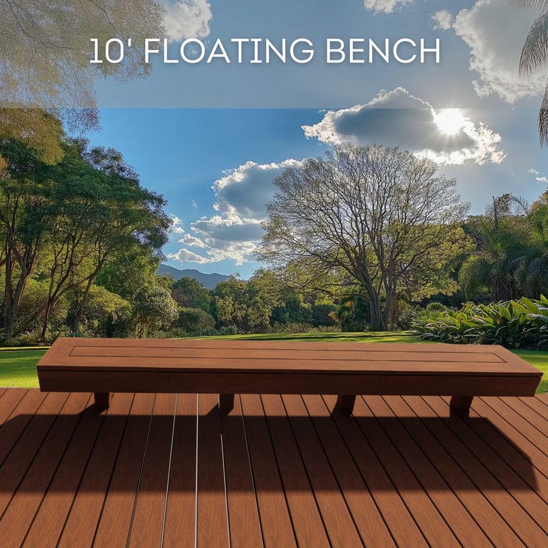 Floating Outdoor Bench - Etsy