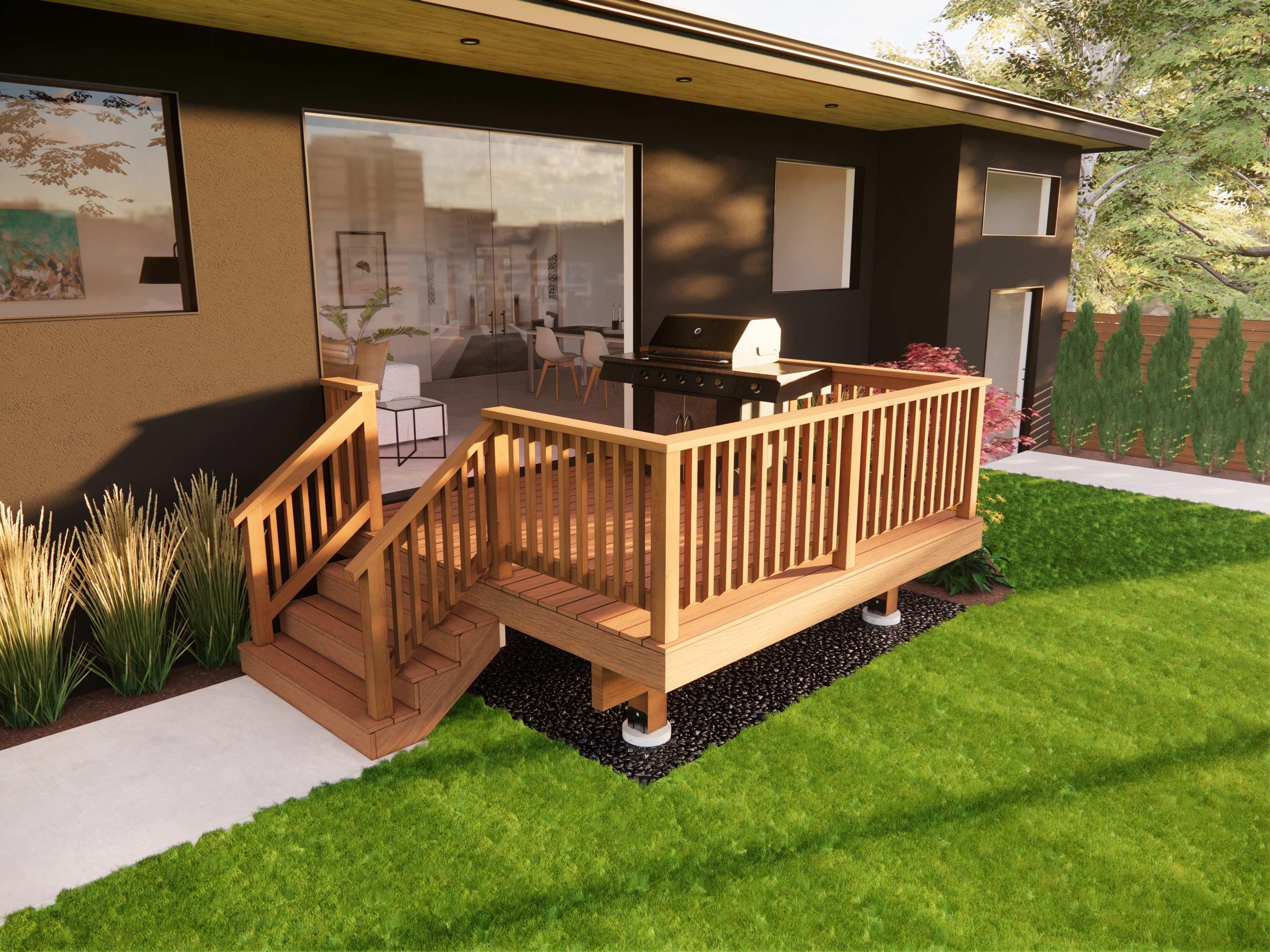 10'x10' Deck Plan Set | DIY Blueprints - Construction Drawings With ...
