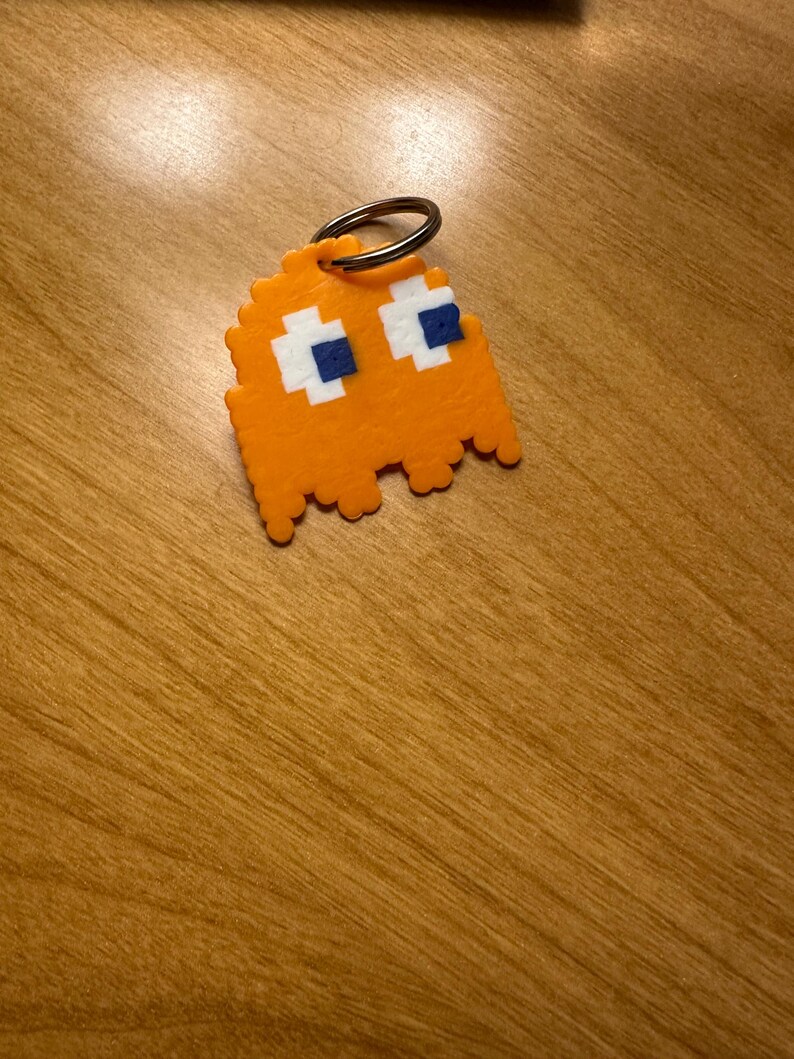 Clyde From Pac-man Fuse Bead Keychain - Etsy