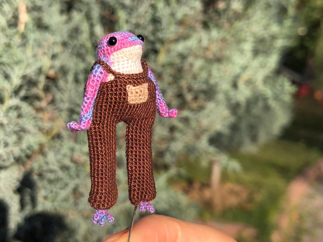 Handmade Cute Frog Crochet Frog - Etsy