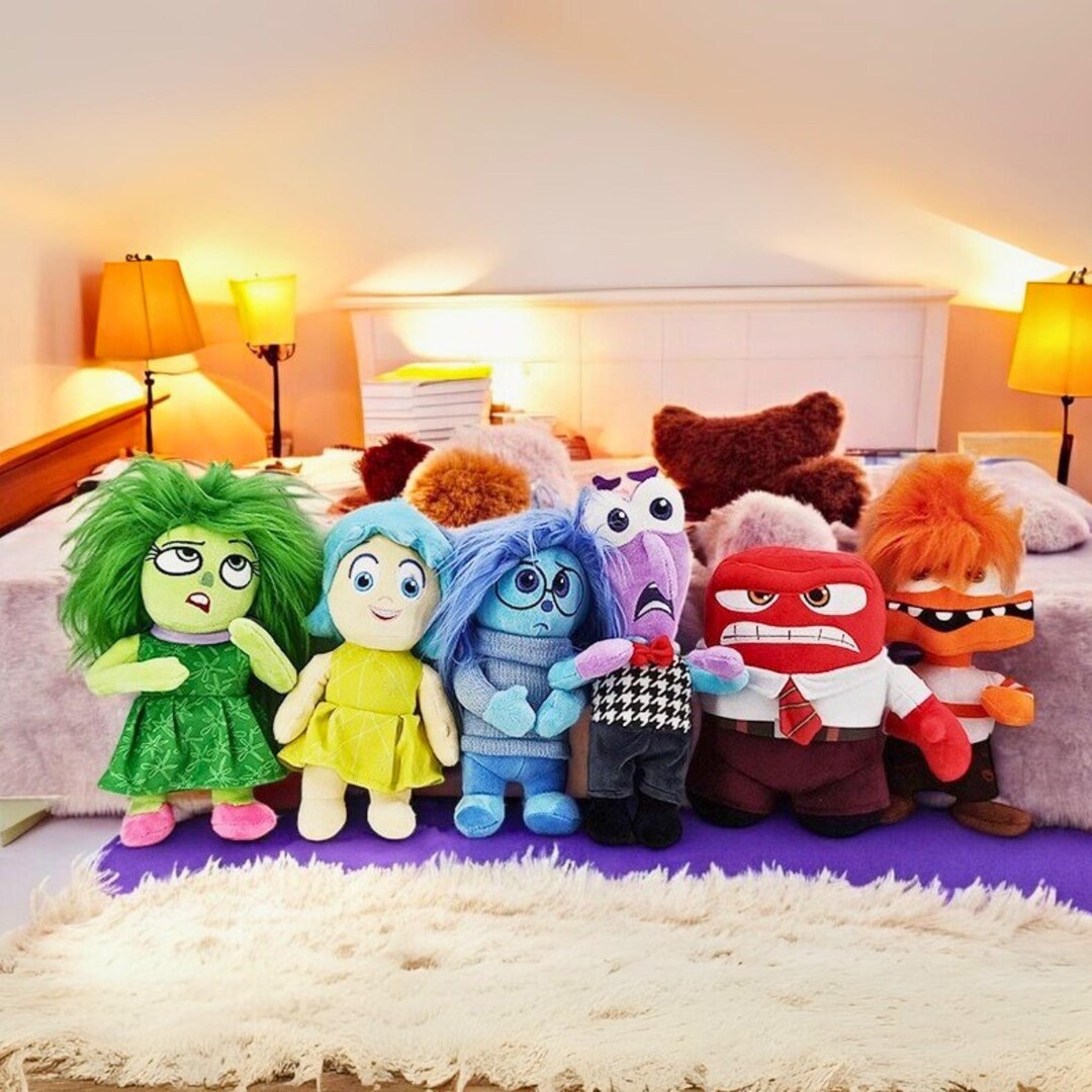 Inside Outt 2 Plushiee, Inside Outt 2 Characters Anger, Sadness ...