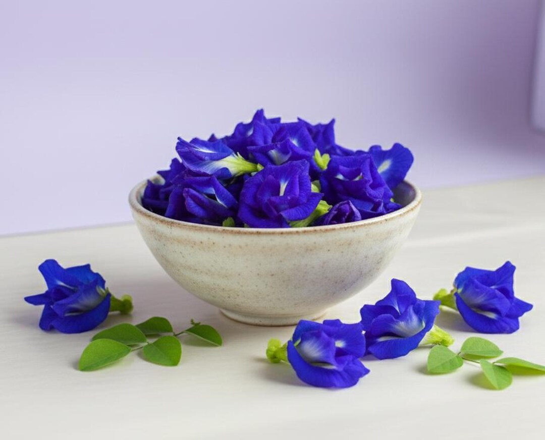 Dried Butterfly Pea Flower Tea: Natural Caffeine-free Blue Tea - Etsy