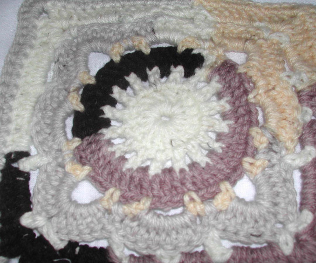 12 Crochet 7 Inch Square Block - Etsy