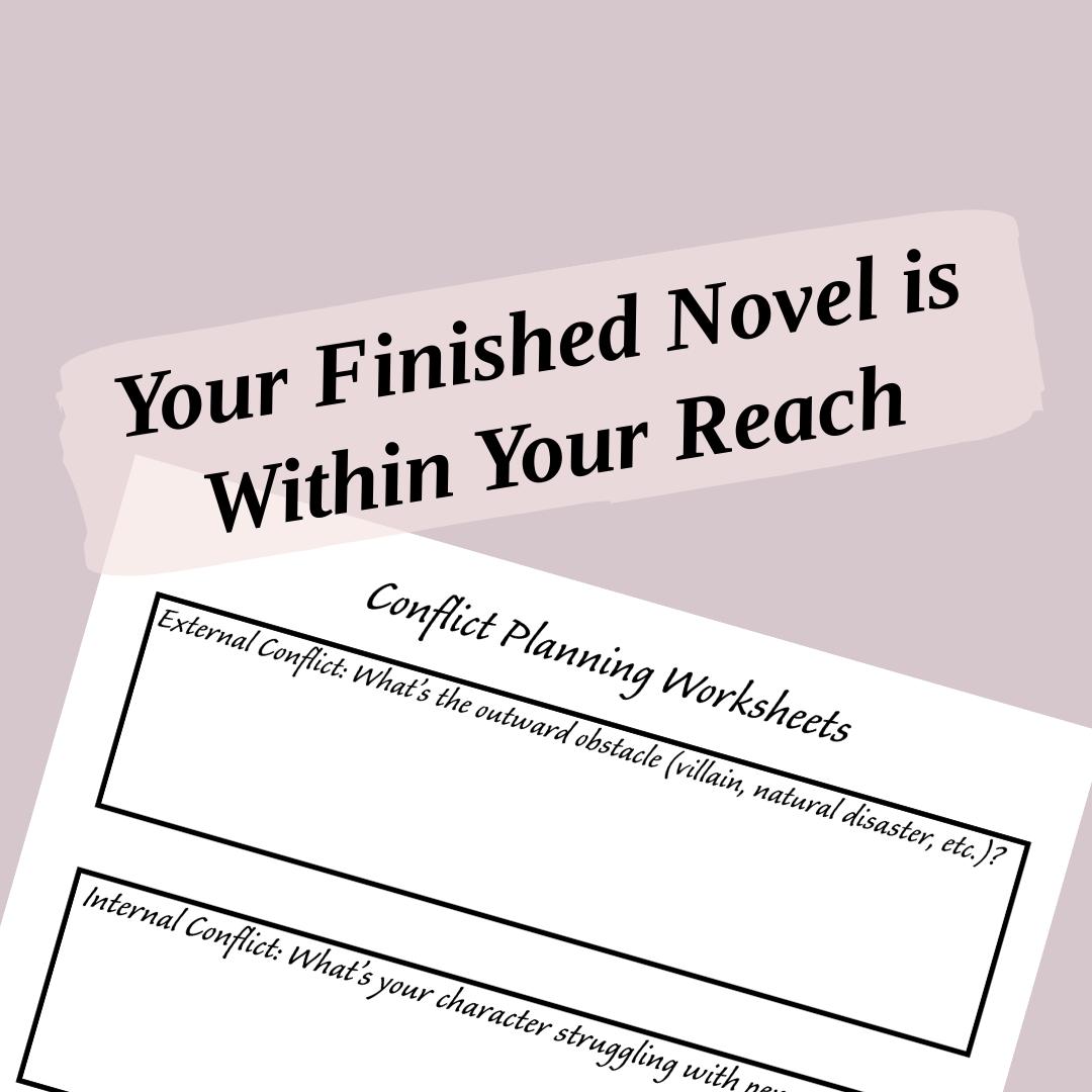 Novel Conflict Planning Worksheet for Novelists and Aspiring Writers ...