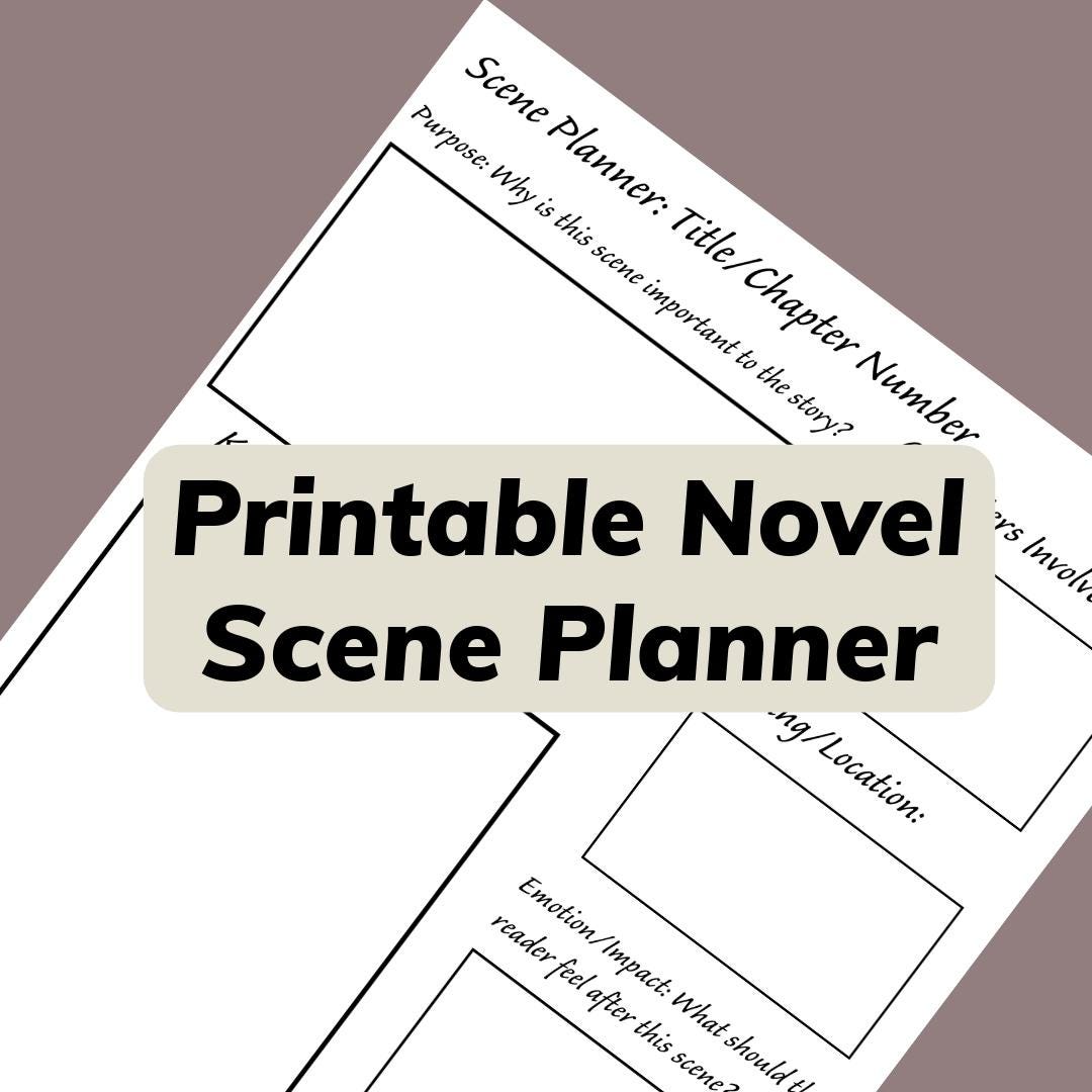 The Ultimate Novel Scene Planner for Writers – Organize Your Story One ...