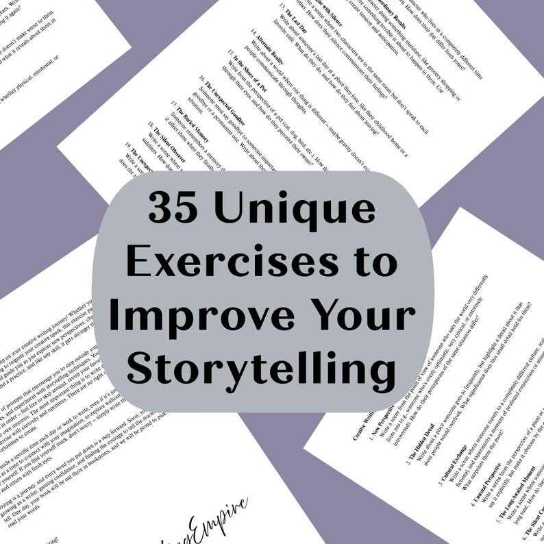 Creative Writing Exercise Pack for Beginners, Aspring Writers ...