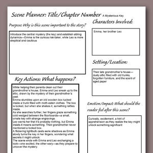The Ultimate Novel Scene Planner for Writers – Organize Your Story One ...