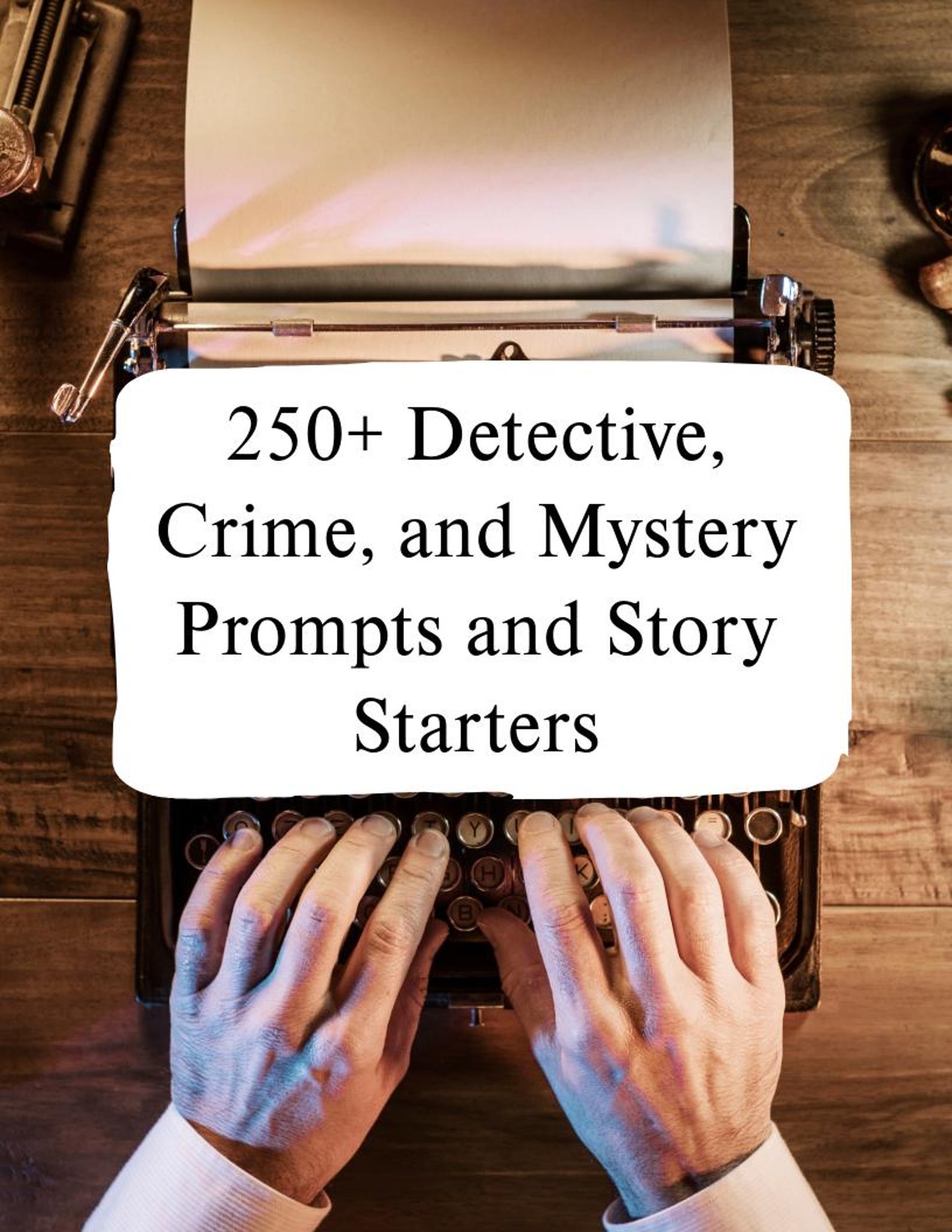 Detective Writing Prompts Bundle, Mystery Story Ideas for Fiction ...