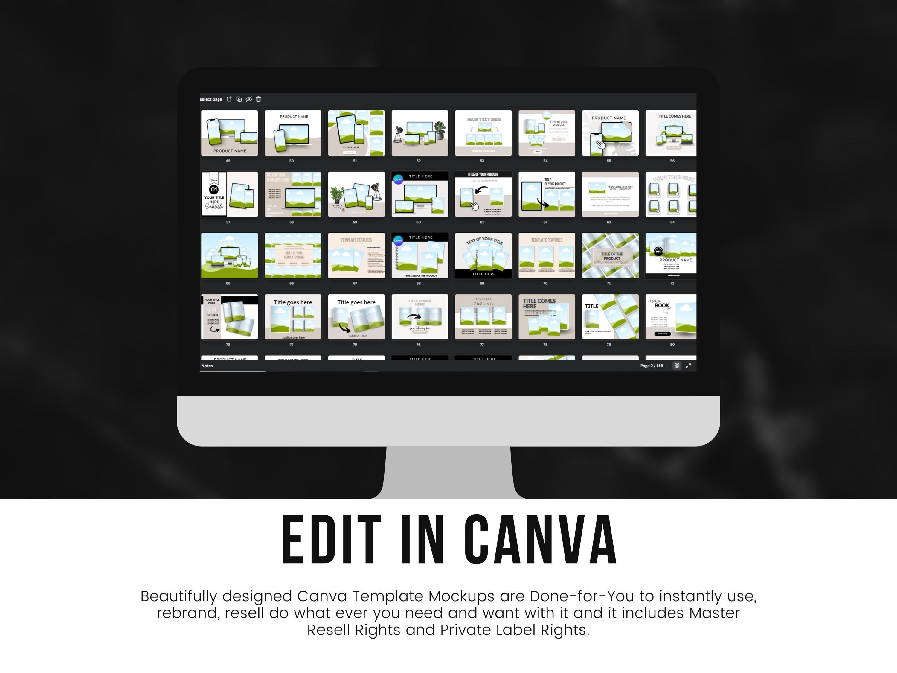 Etsy Canva Template, Etsy Photo Mockup, Etsy Listing Photos, Product ...