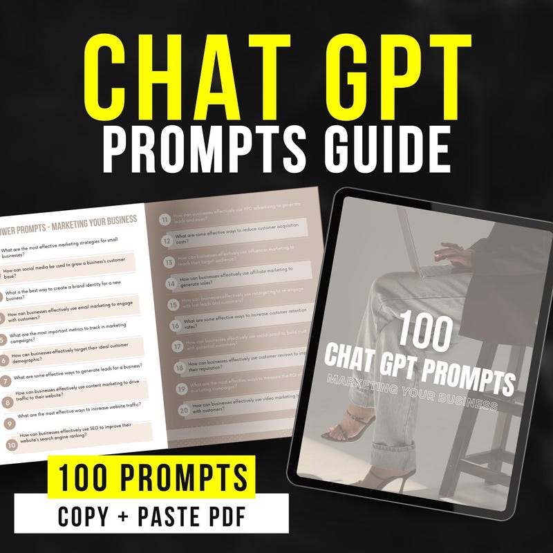 Chatgpt Prompts - Etsy