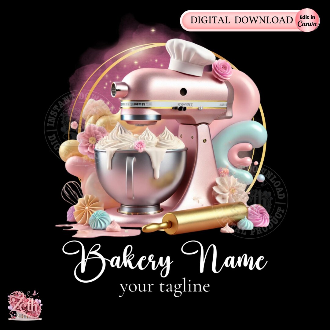 Pastel Treat Shop Bakery Logo, Cakesicle & Cake Pop Business Design ...
