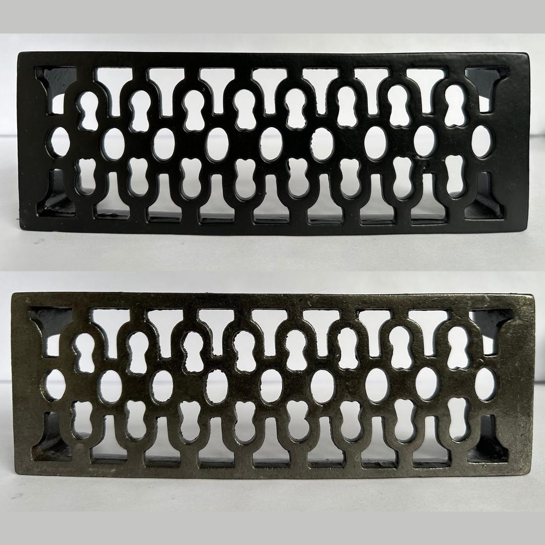 Keyhole Air Bricks Covers Vents Grille - Cast Iron 3"x9" - Wall/floor ...