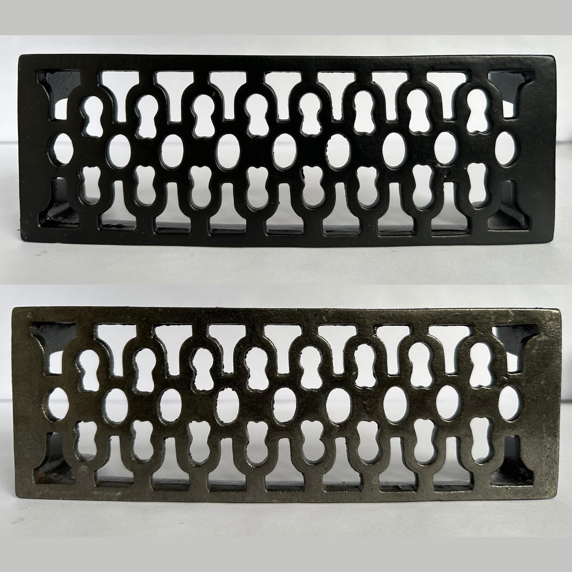 Keyhole Air Bricks Covers Vents Grille - Cast Iron 3"x9" - Wall/floor ...