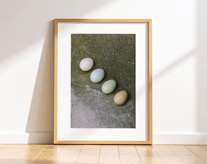 Eggs Wall Art, Retro Egg Poster, Eggs Print, Retro Kitchen Decor ...