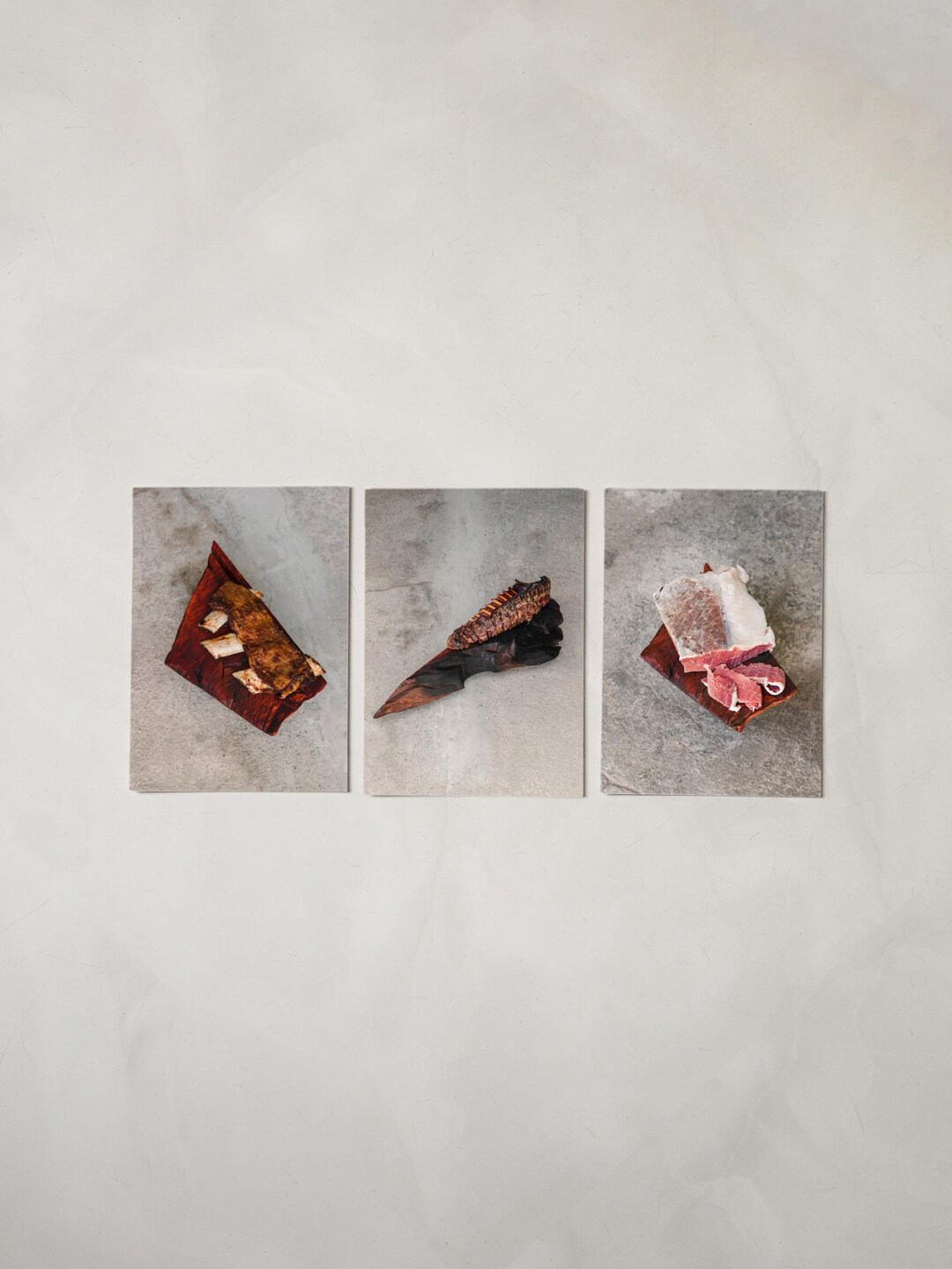 Steak Cards Meat Gift Photo Art Collage Carnivore Diet Greeting Cards ...