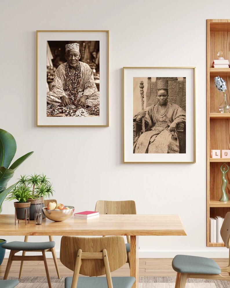 Queen on the Throne Regal African Heritage Portrait - Etsy