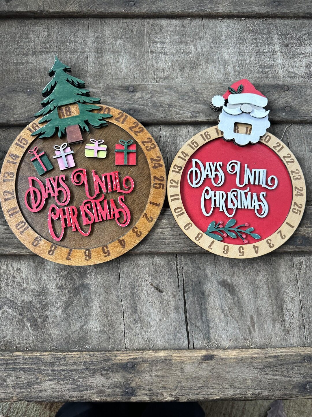 Christmas Countdown, Christmas Decor, Holiday Decor, Christamas ...