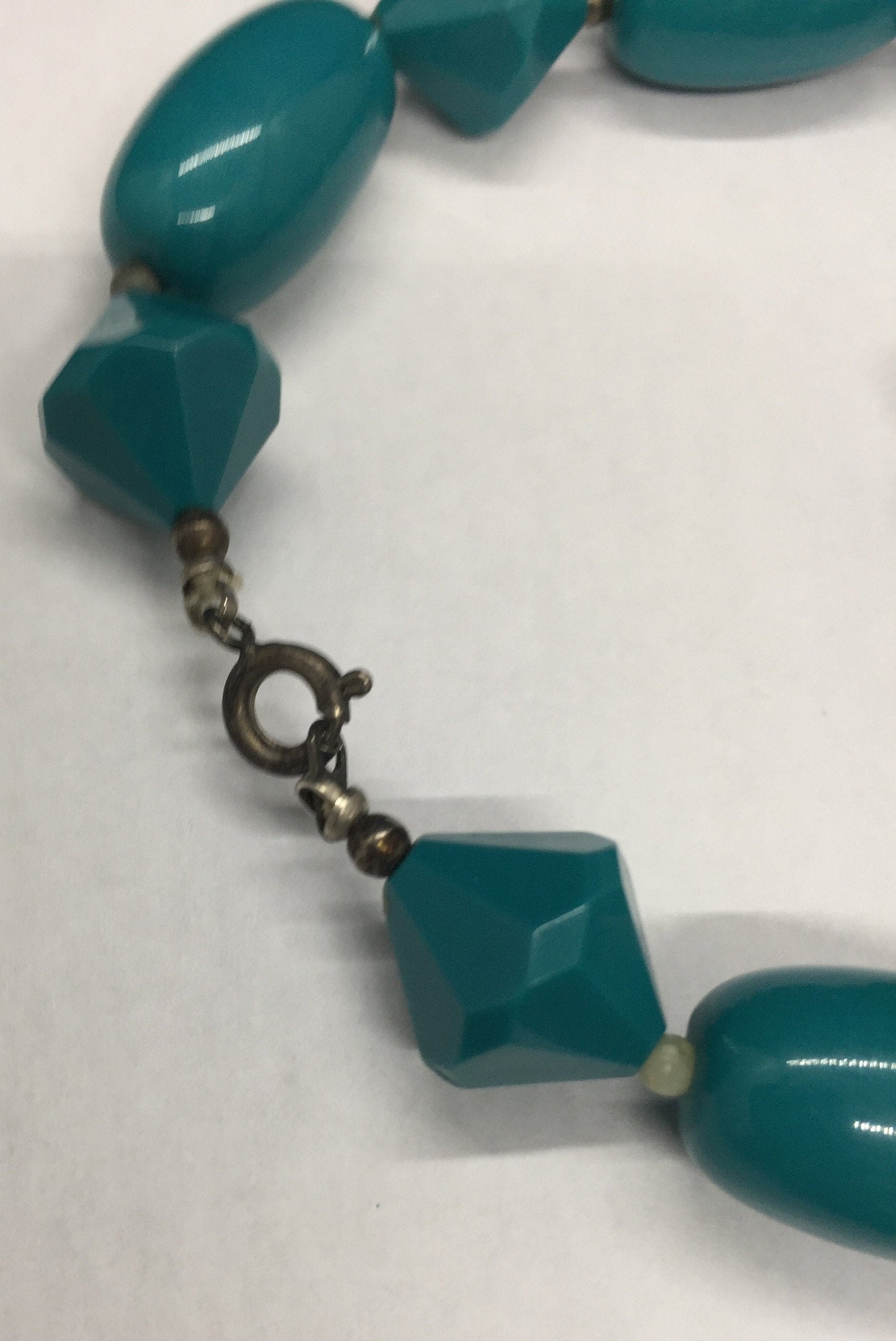 80s Teal Lucite Mixed Shapes Beads 24 Inches Matinee Necklace - Etsy Canada