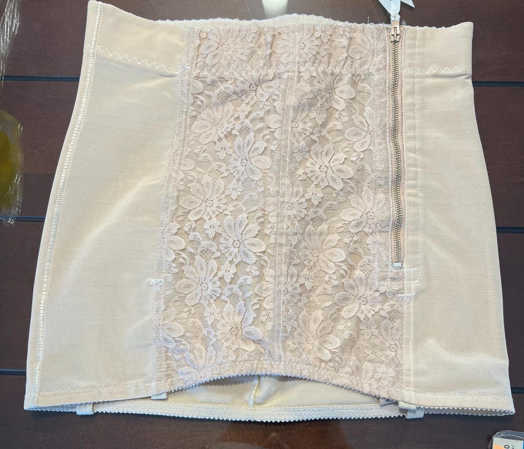 60s Beige Girdle Corset Boned Spencer 36 Vintage - Etsy